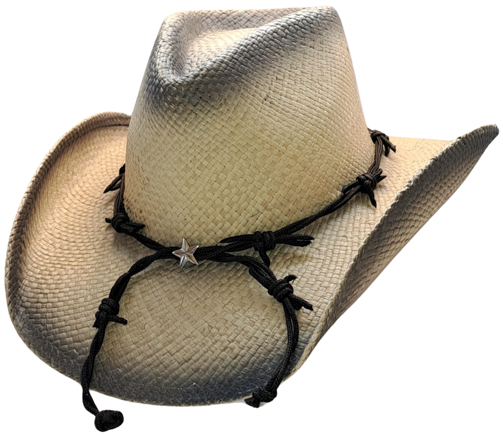 Straw Cowboy Hat BARBED WIRE by Austin – The Cowboy Hats